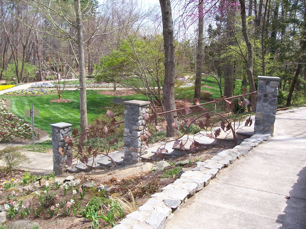 Decorative Oak Leaf Hand Rail – GREENSBORO PUBLIC ART