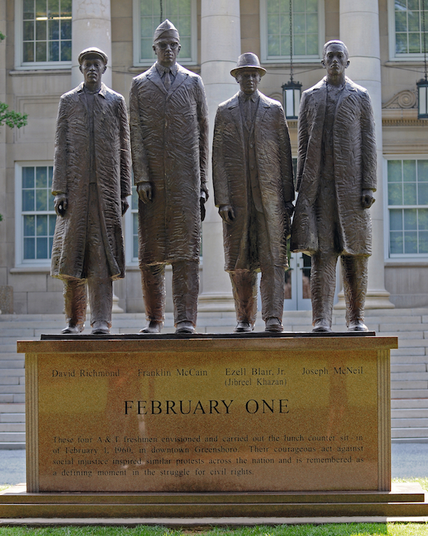 Honoring Courage: The February One Monument in North Carolina – AMERICA