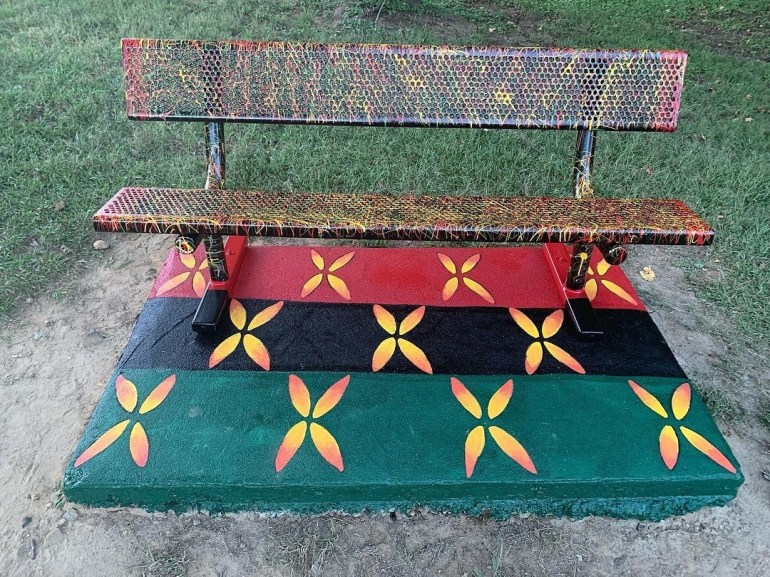 Kings Forest Liberation Bench – GREENSBORO PUBLIC ART